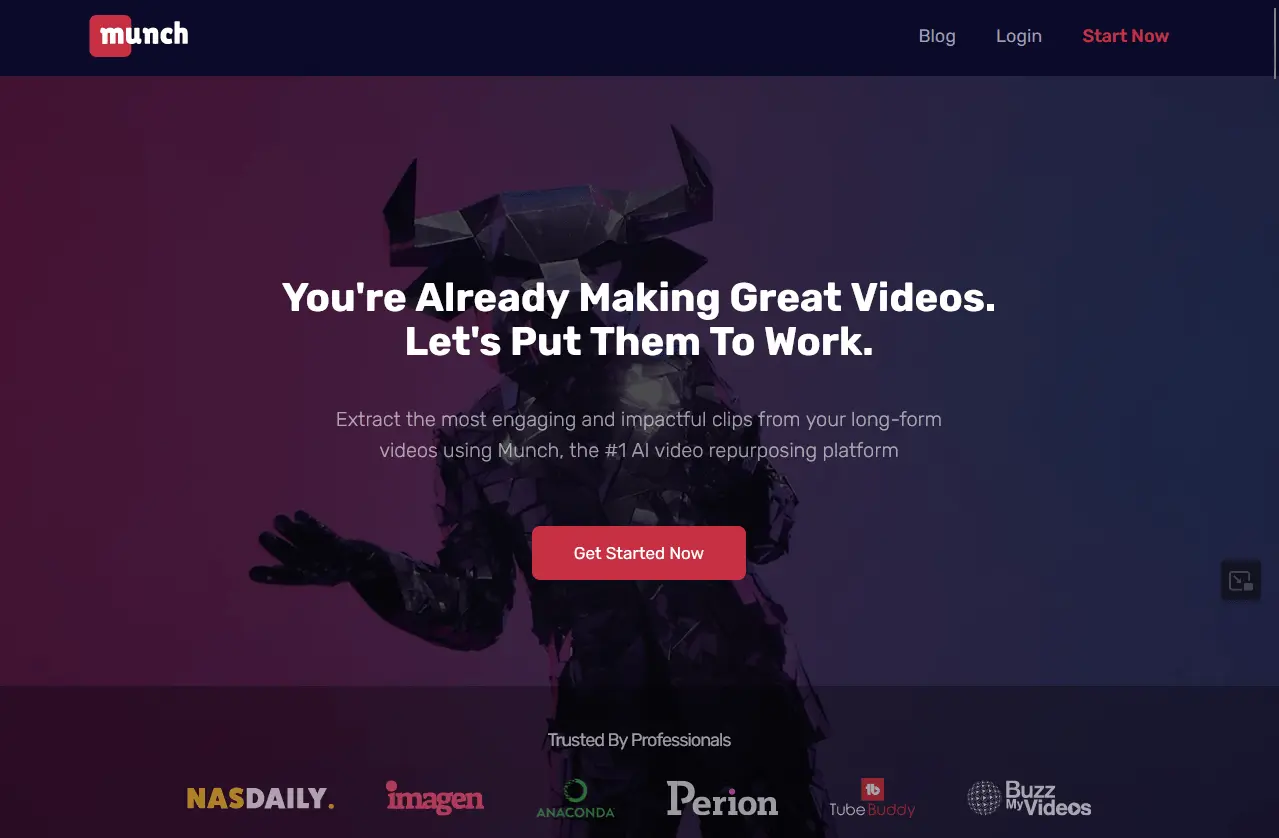 Get Munch Content Repurposing - Ai Advance Tools