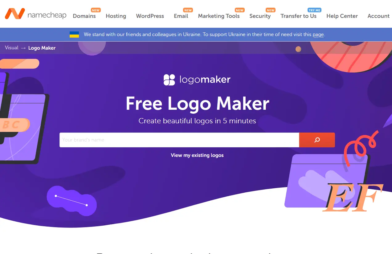 Namecheap Logo Maker - Create a Free Custom Logo Design Online