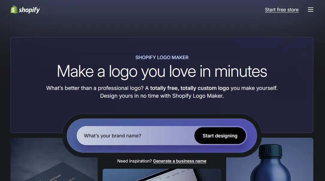 Shopify Logo Maker - Ai Advance Tools
